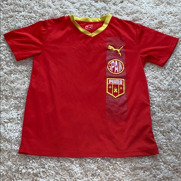 Puma | Shirts & Tops | Puma Spain Soccer Jersey | Poshmark